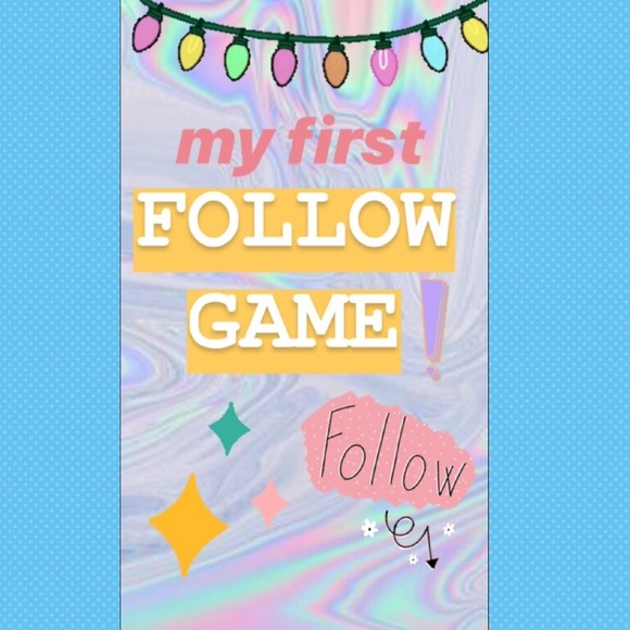Follow game | Other | Follow Game Like And Share | Poshmark